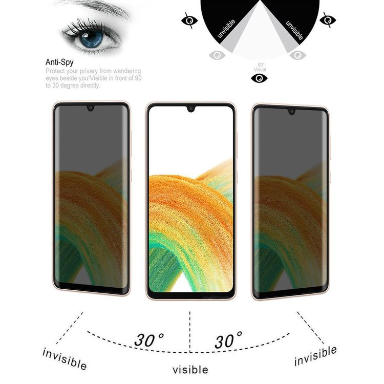 Samsung Galaxy A15 A25 A35 A55 5G/4G Panzerglas Privacy Glas | Acheter sur Ricardo