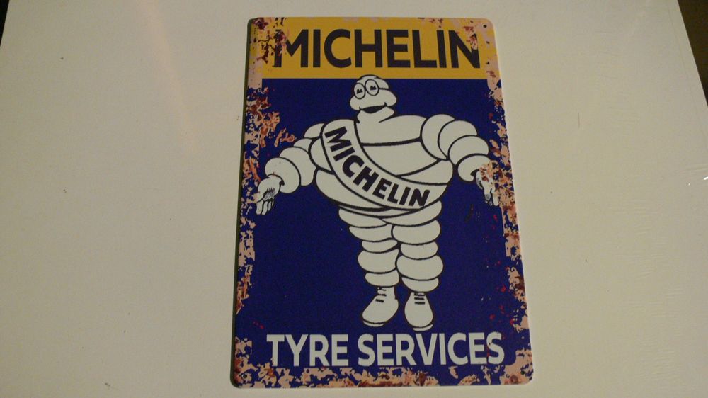 Blechschild MICHELIN TYRE SERVICES, 20x30cm | Comprare su Ricardo