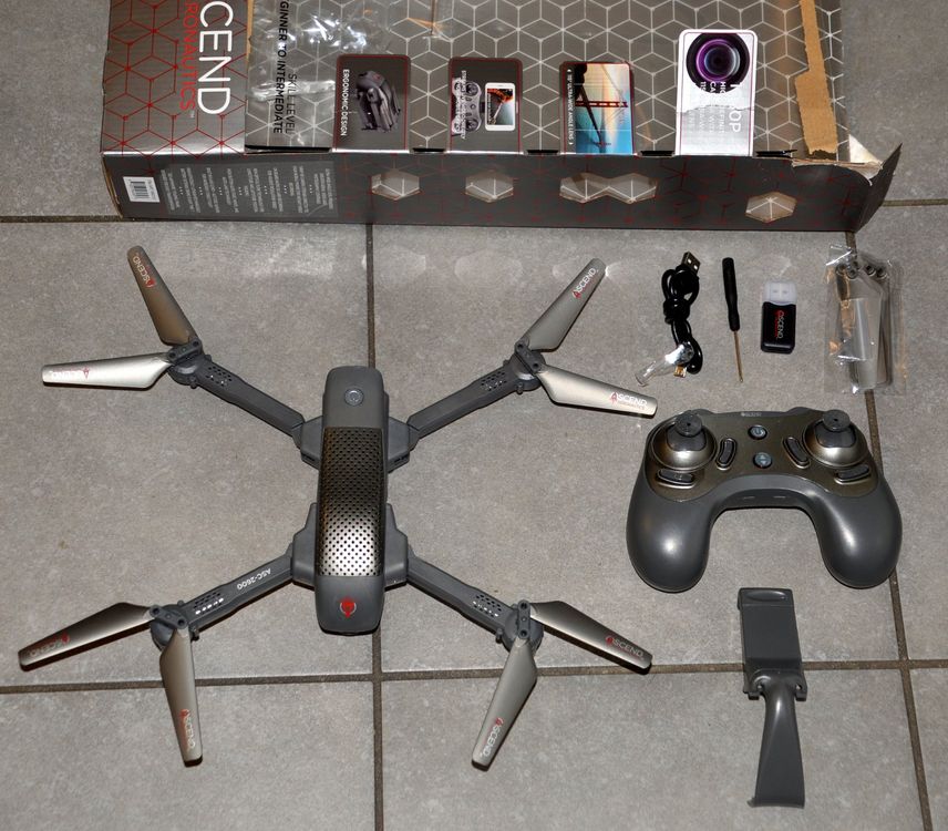 Ascend Aeronautics ASC-2600 Premium HD Video Drone 1080P (Gebraucht) in ...
