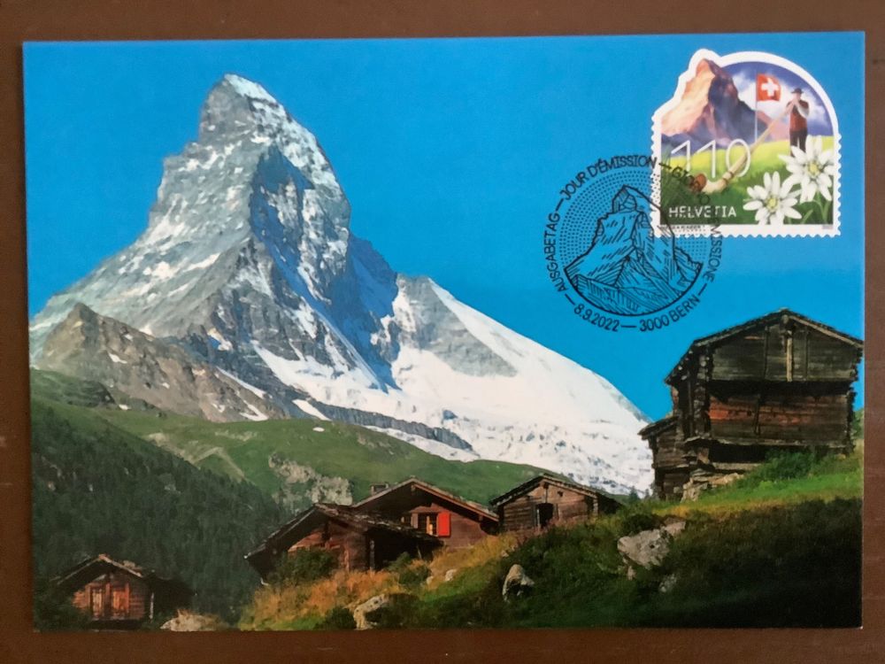 Maximumkarte 2022 Matterhorn Cervin FDC MK | Kaufen auf Ricardo