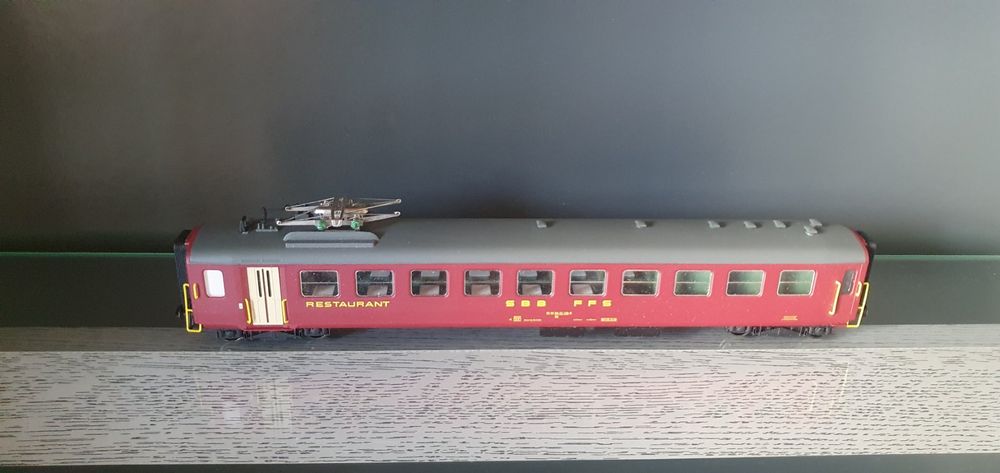LILIPUT:DC: SBB LEICHTSTAHL-SPEISEWAGEN ROT (Gebraucht) in Biglen für CHF 25 – mit Lieferung auf ...