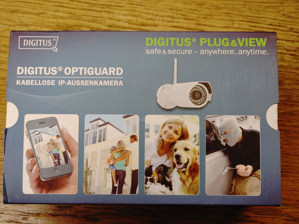 Aussenkamera DIGITUS OPTIGAURD PLUG&VIEW | Kaufen auf Ricardo