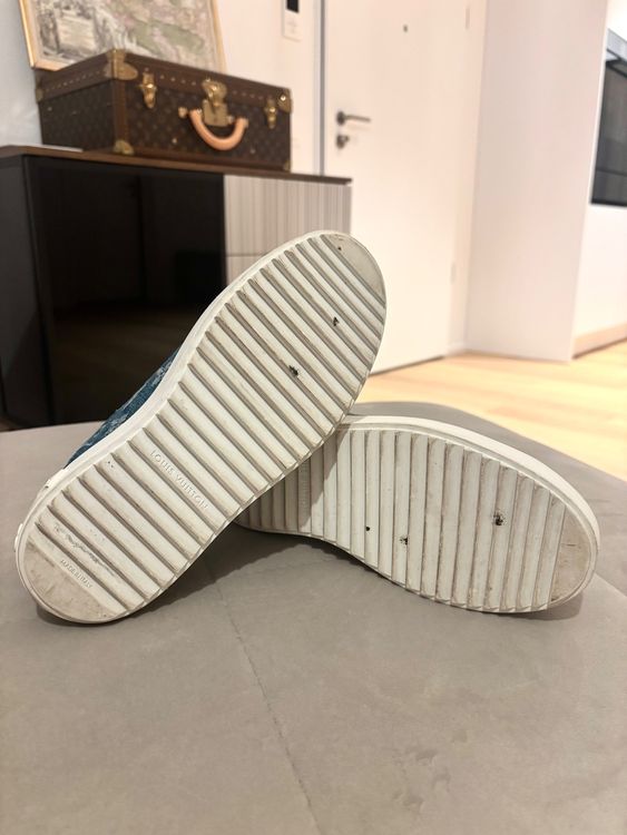 LUXUS LOUIS VUITTON Time Out Denim Sneaker Ab 1.-‪ !!! (Gebraucht) in ...