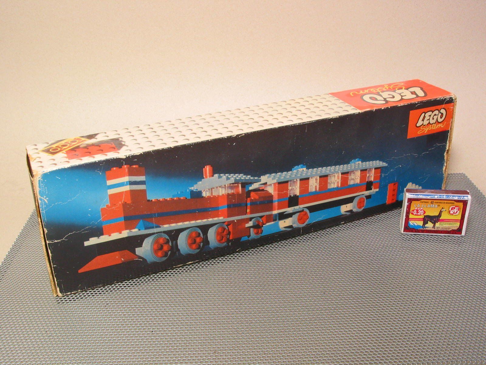 LEGO 323 Lokomotive + Wagon original Karton 1964 Verpackung (Gebraucht ...