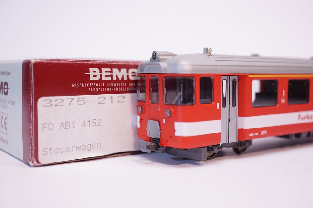 4∑ Bemo 3275 212 FO Abt 4155 Steuerwagen neues Desgin | Kaufen auf Ricardo
