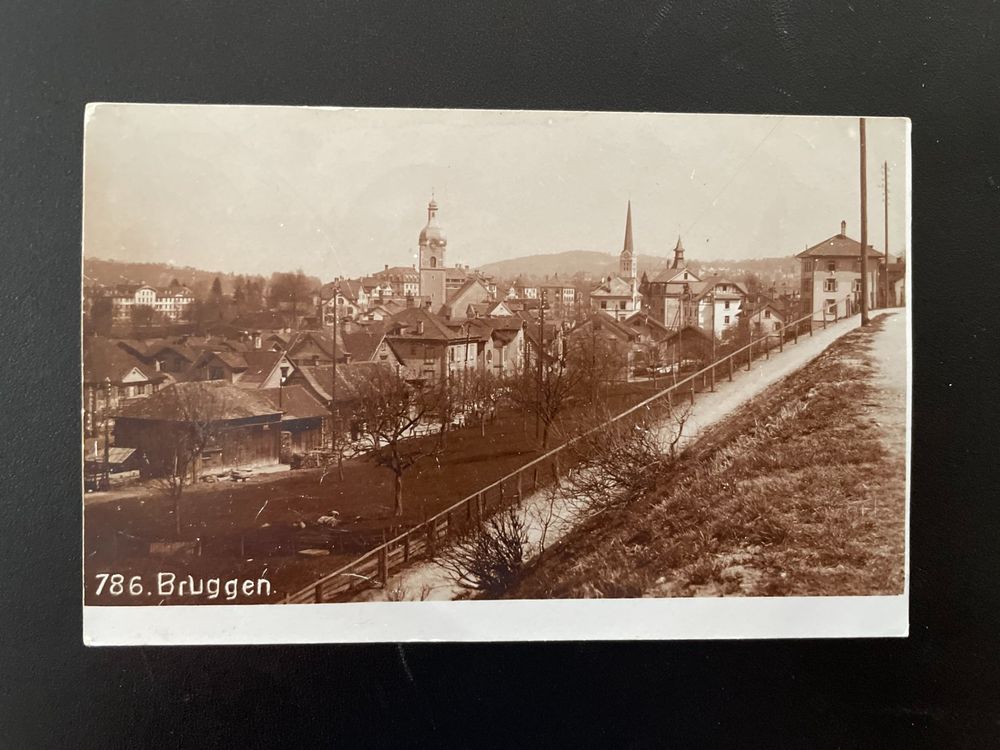 AK SG Fotokarte Bruggen (St. Gallen) Foto Umiker 1907 (Gebraucht) in Thal für CHF 25 – mit ...
