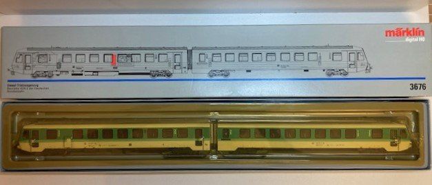 Märklin H0 3676 - Diesel-Triebwagen, BR 628 der DB, 2-teilig (Gebraucht ...