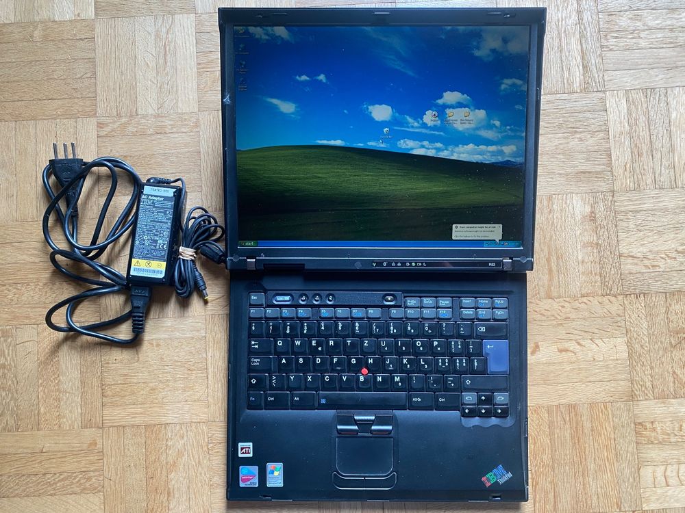 Vintage IBM Thinkpad R52 Laptop mit Windows XP | Kaufen auf Ricardo