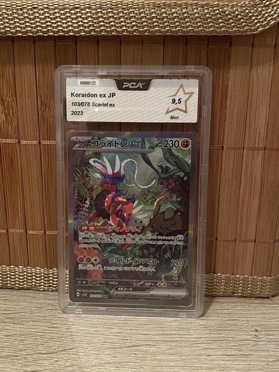 Carte Pokémon grade pca 9.5 Koraidon Ex jap 103/078 | Kaufen auf Ricardo