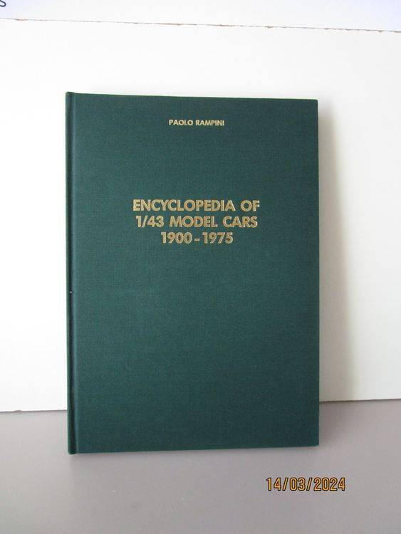 LIVRE ENCYCLOPEDIA OF 1/43 MODEL CARS 1900 - 1975 | Kaufen auf Ricardo