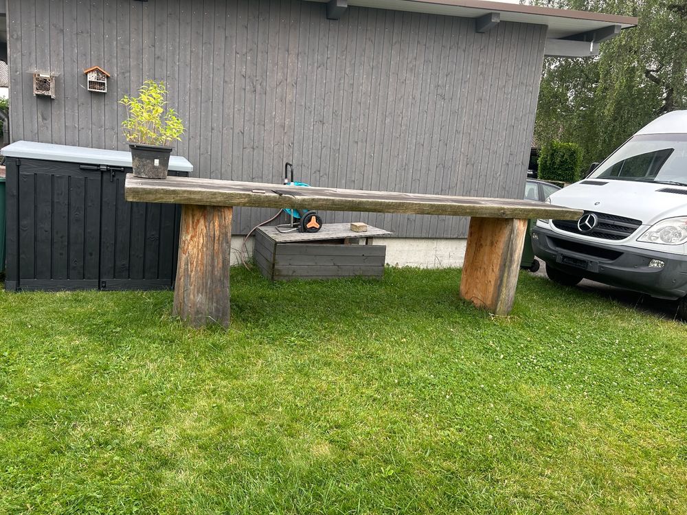 Holtisch Echtholzplatte natur holzplatte (Gebraucht) in Neuheim für CHF ...