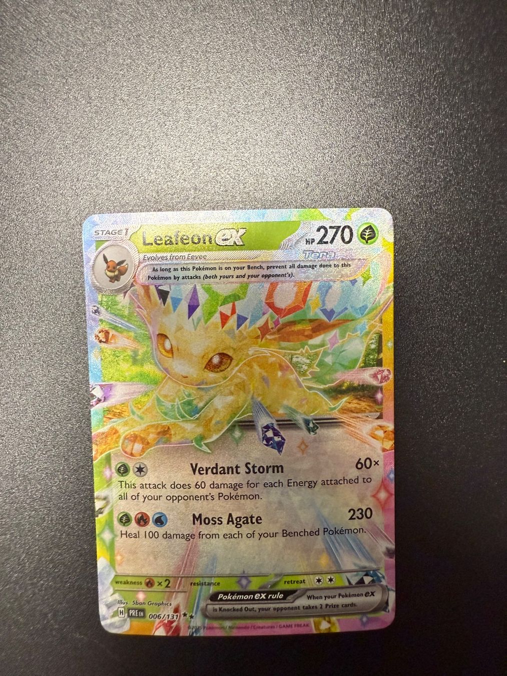Leafeon EX - 006 - Prismatic Evolution - Ab 1.- EN 🇬🇧 (Neu (gemäss ...