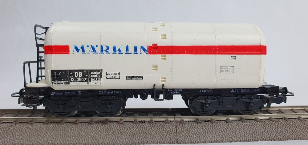 Märklin 4621 DB Ksl Grossraum-Kesselwagen Schweröl 1969-72 (Gebraucht ...