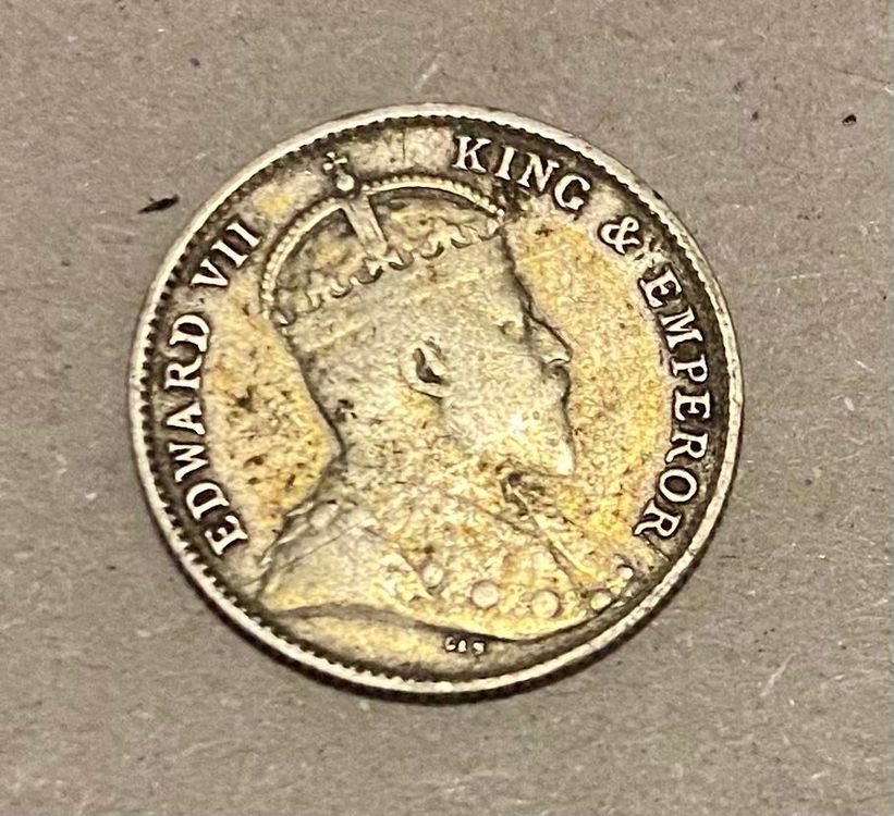 Ceylon 10 Cents 1907 silver coin | Kaufen auf Ricardo