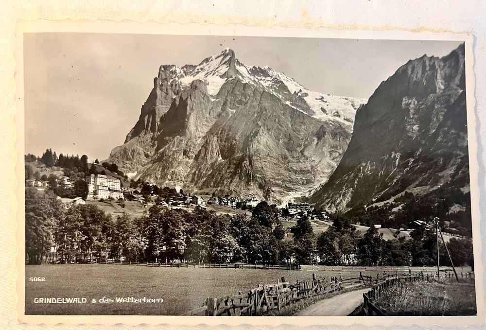 Grindelwald mit Wetterhorn, gelaufen 1941 (Gebraucht) in Basel für CHF 4 – mit Lieferung auf ...