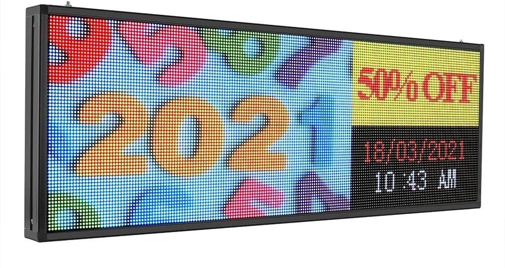 LED Laufschrift Laufschild Werbebildschirm Display P5 (Neu (gemäss ...