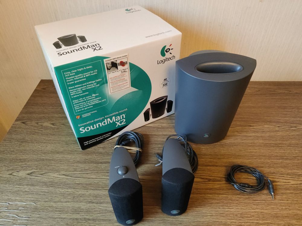 Logitech SoundMan X2 Lautsprecher-System (Gebraucht) in ...
