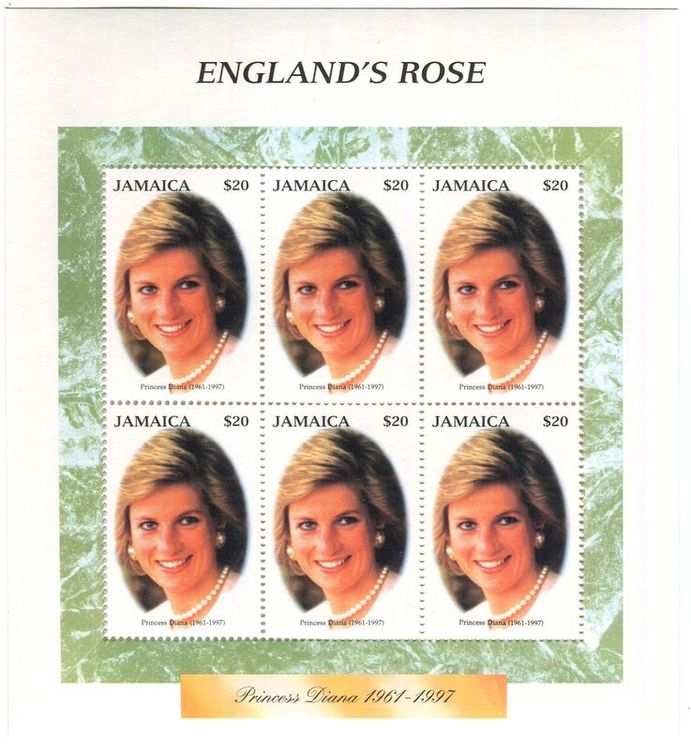 Block "Lady Diana". Jamaika. (Neu und originalverpackt) in Basel für ...