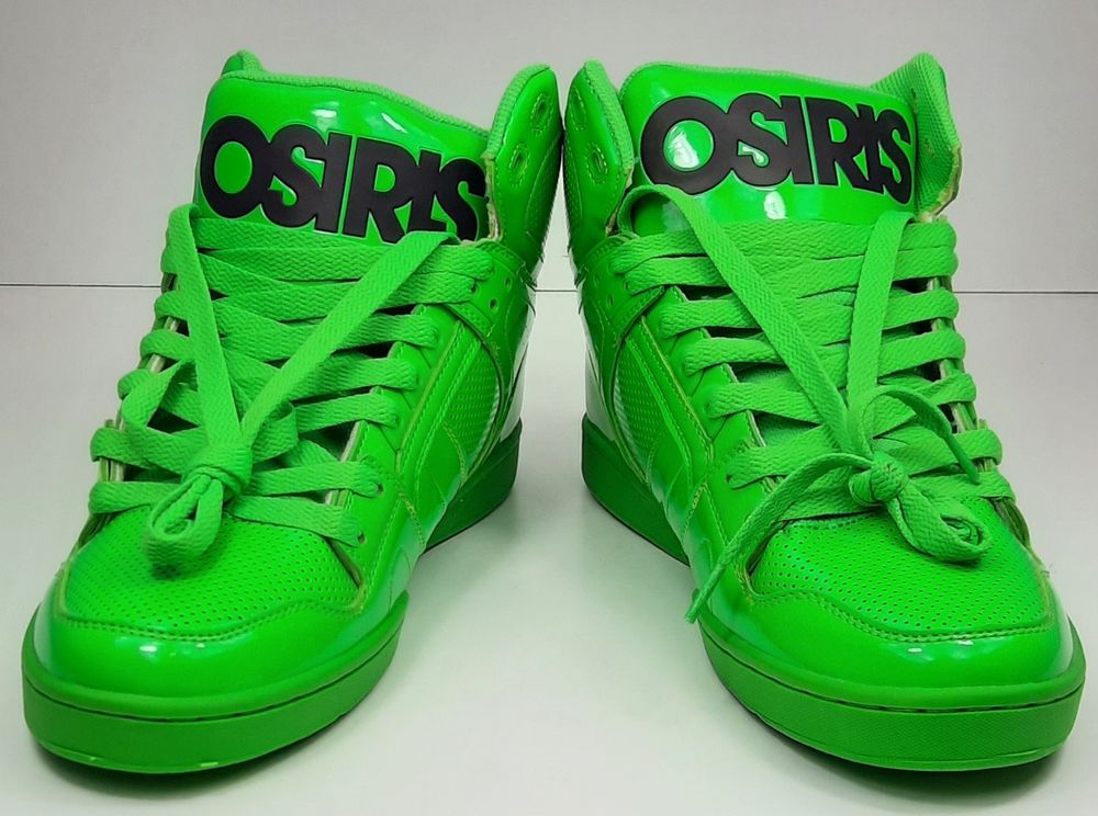 OSIRIS NY83 Herrn High Top Sneakers Neon Green Gr.46 (Neu (gemäss ...