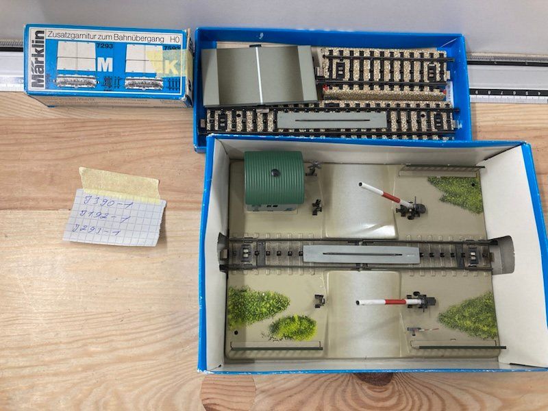 3er Set H0 Märklin 7192, 7293, 7390 M-Gleis Bahnübergang | Kaufen auf ...