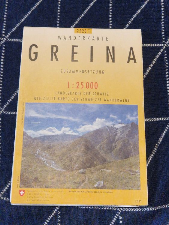 Karte Greina Zusammensetzung 1:25000 2523 T | Kaufen auf Ricardo