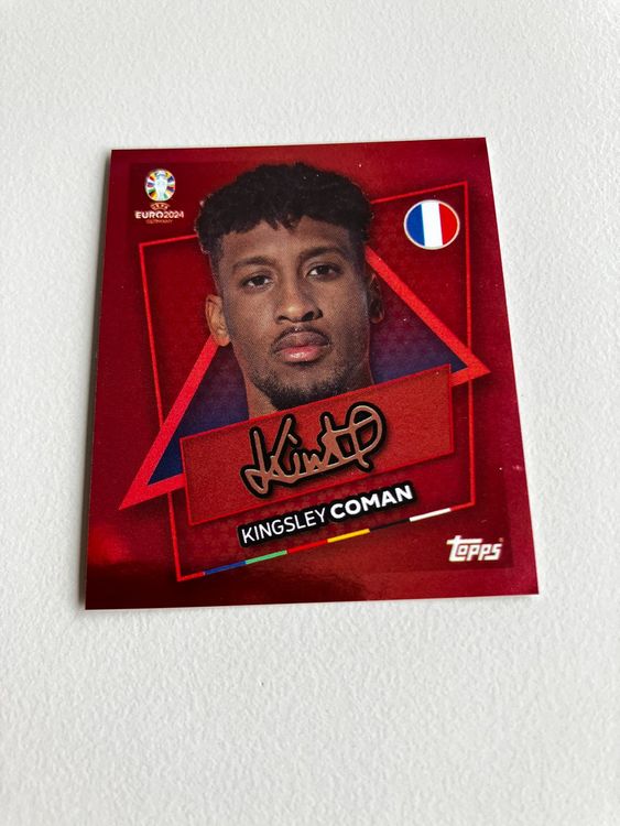 Topps EM 2024 Sticker - Kingsley Coman SP Signature | Kaufen auf Ricardo