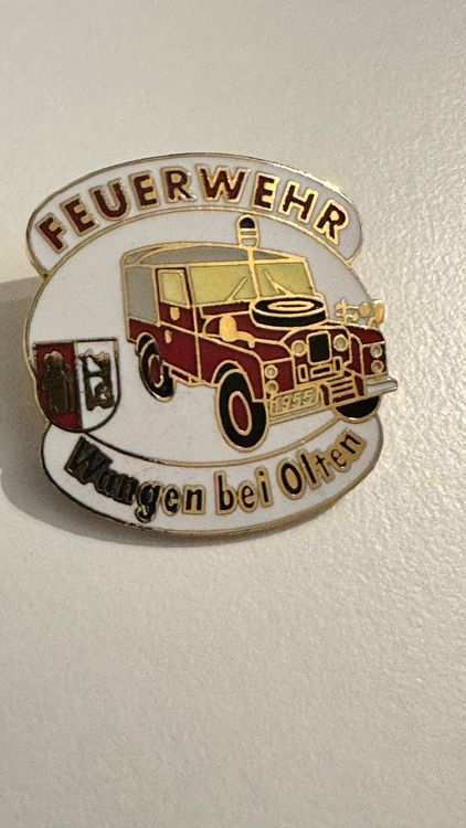 Feuerwehr Wangen b. Olten Pin „ (Gebraucht) in Gutenswil für CHF 4 – mit Lieferung auf Ricardo ...