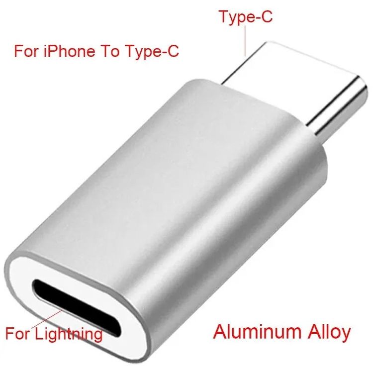 Apple Lightning zu USB-C Adapter aus Aluminium (fabrikneu) (Neuf avec ...