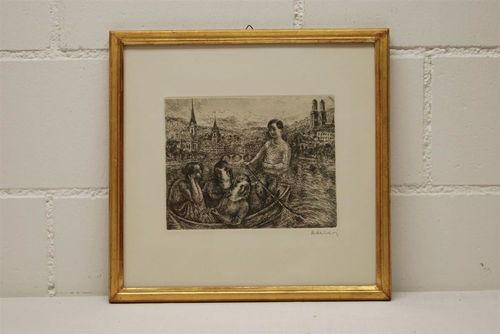 Huber Hermann, Radierung, handsigniert (Gebraucht) in Schlieren für CHF ...