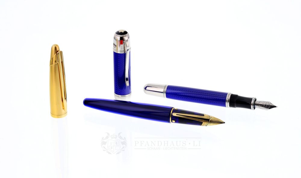 Montblanc Jules Verne /Waterman Edson Füllfederhalter im Set (Gebraucht ...