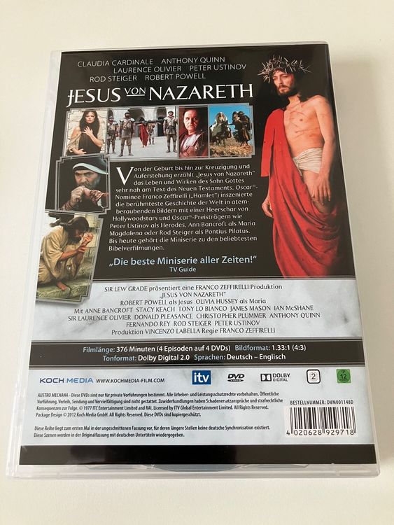 Jesus von Nazareth [Special Edition] [4 DVDs] Zeffirelli | Kaufen auf Ricardo