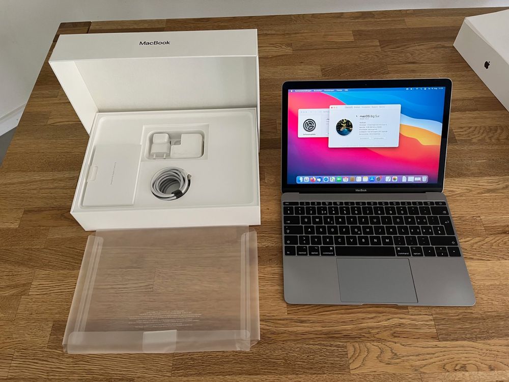 Apple MacBook 12" (i5, 1.3GHz, 8GB, 512GB, Retina, 2017) (Gebraucht) in ...
