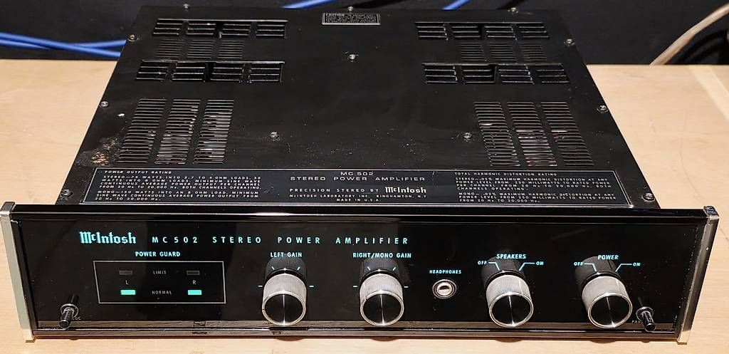 MCINTOSH "MC 502" mythique amplificateur de puissance (Neuf (Voir description)) à LAUSANNE pour ...