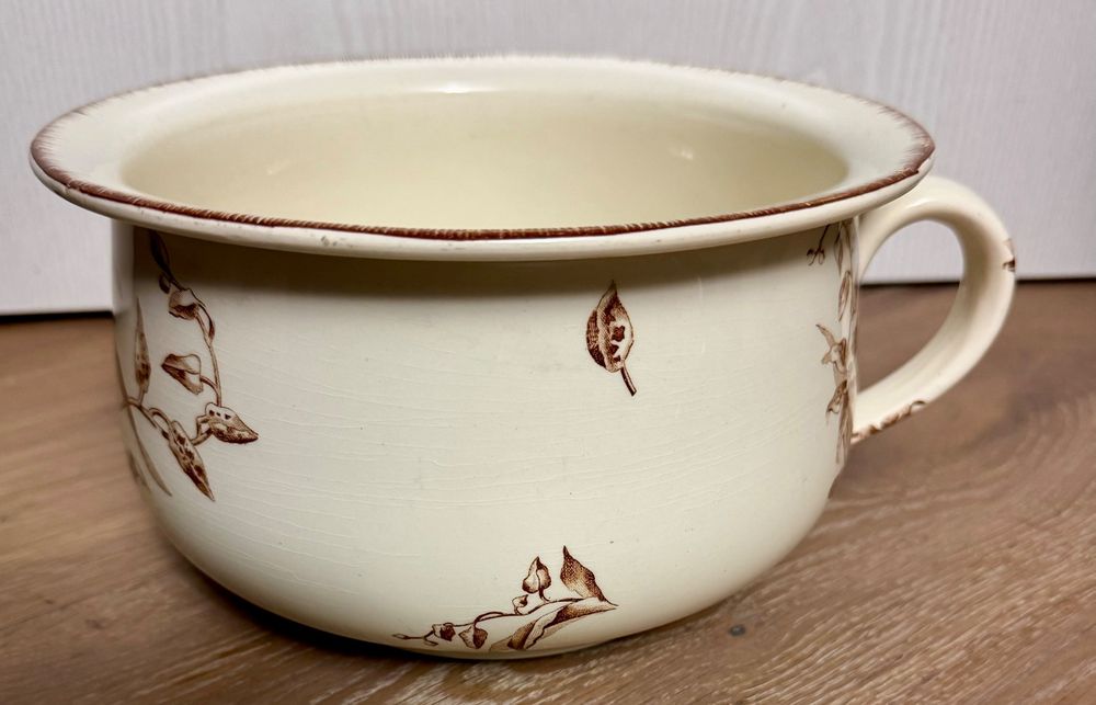 Alter schöner Nachttopf Keramik/Porzellan vintage Nachthafen (Gebraucht ...