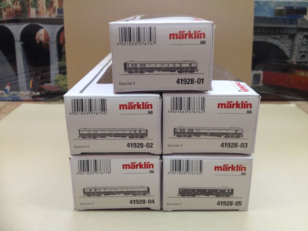 Märklin 41928 Schnellzugwagen-Set "Rheingold", Epoche II, H0 (Gebraucht) in Neuendorf für CHF ...