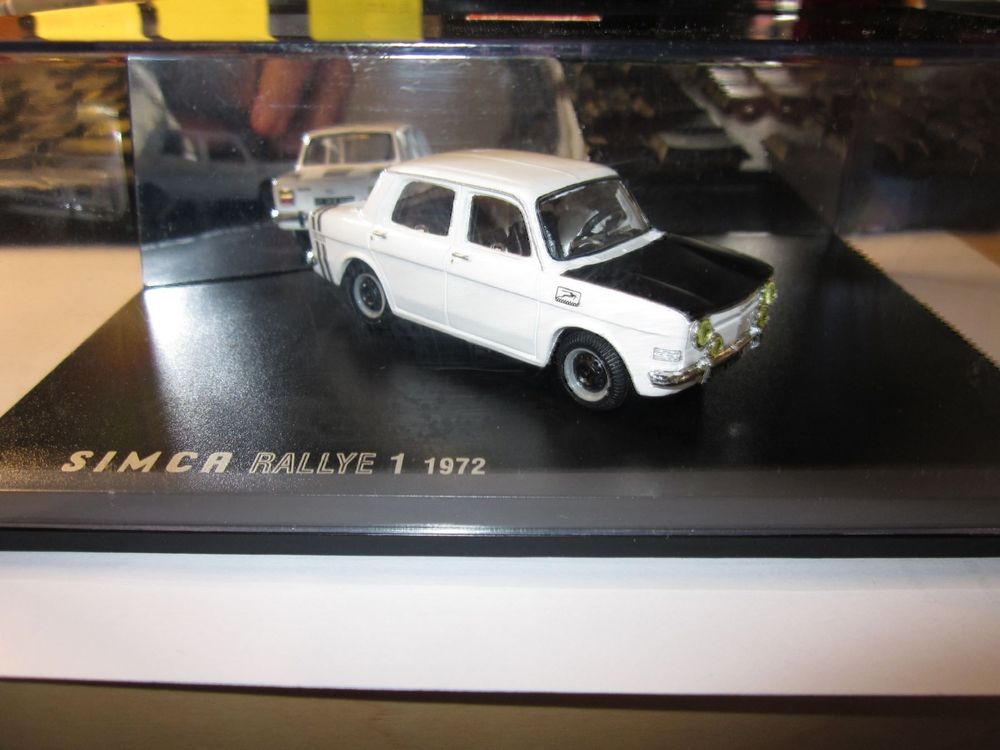 Simca 1000 Rallye 1 1970-1972 weiss / matt-schwarz 1:43 | Kaufen auf ...