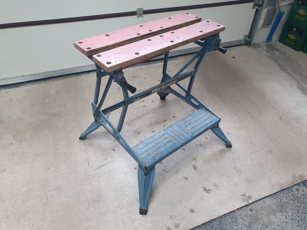 Mobile und klappbare Werkbank. Black and Decker, Workmate (Gebraucht ...