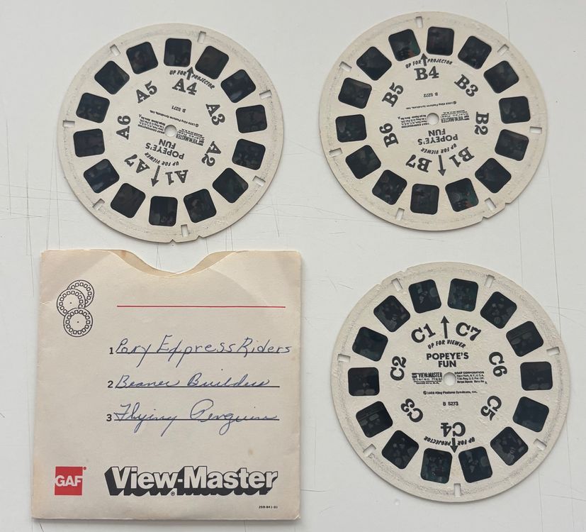 GAF View-Master 3-D - Popeye's Fun (D'occasion) à Neuchâtel pour CHF 6 ...
