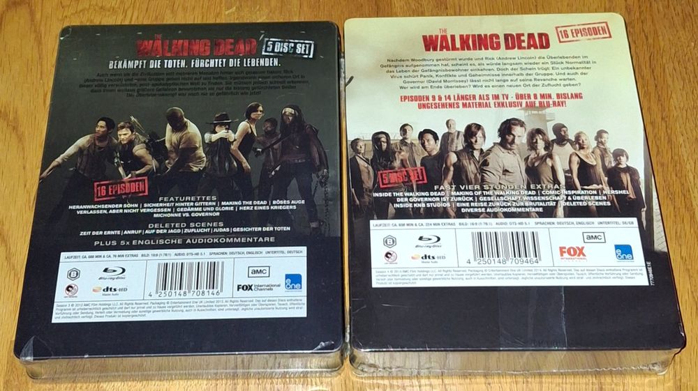 The Walking Dead - Staffeln 3 und 4 - Jumbo-Steelbooks (OVP) (Neu und ...