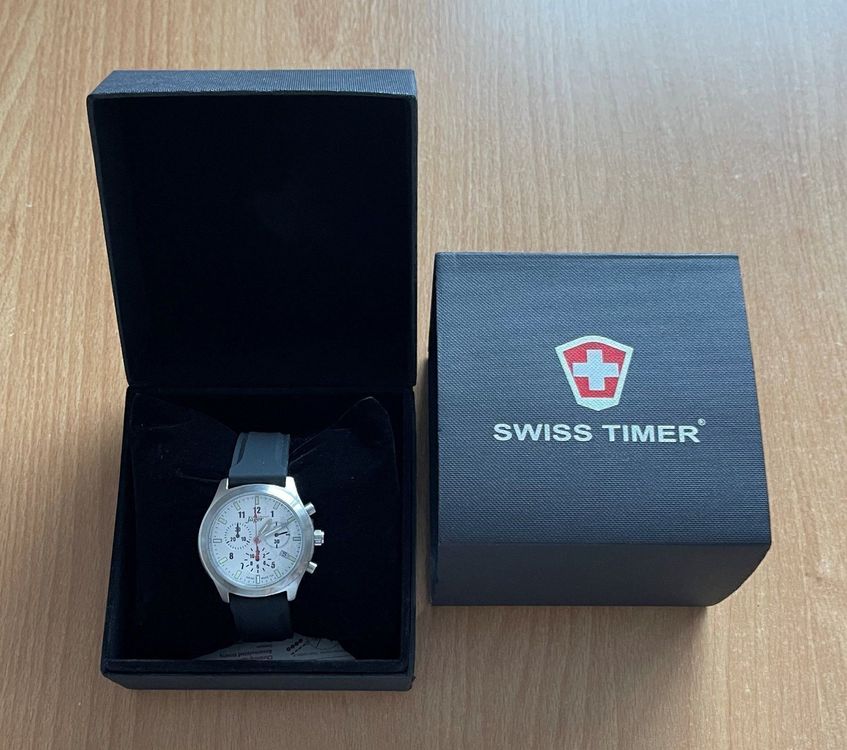AKTION SWISS TIMER Classic H3 Uhr Chronograph (Neu und originalverpackt ...