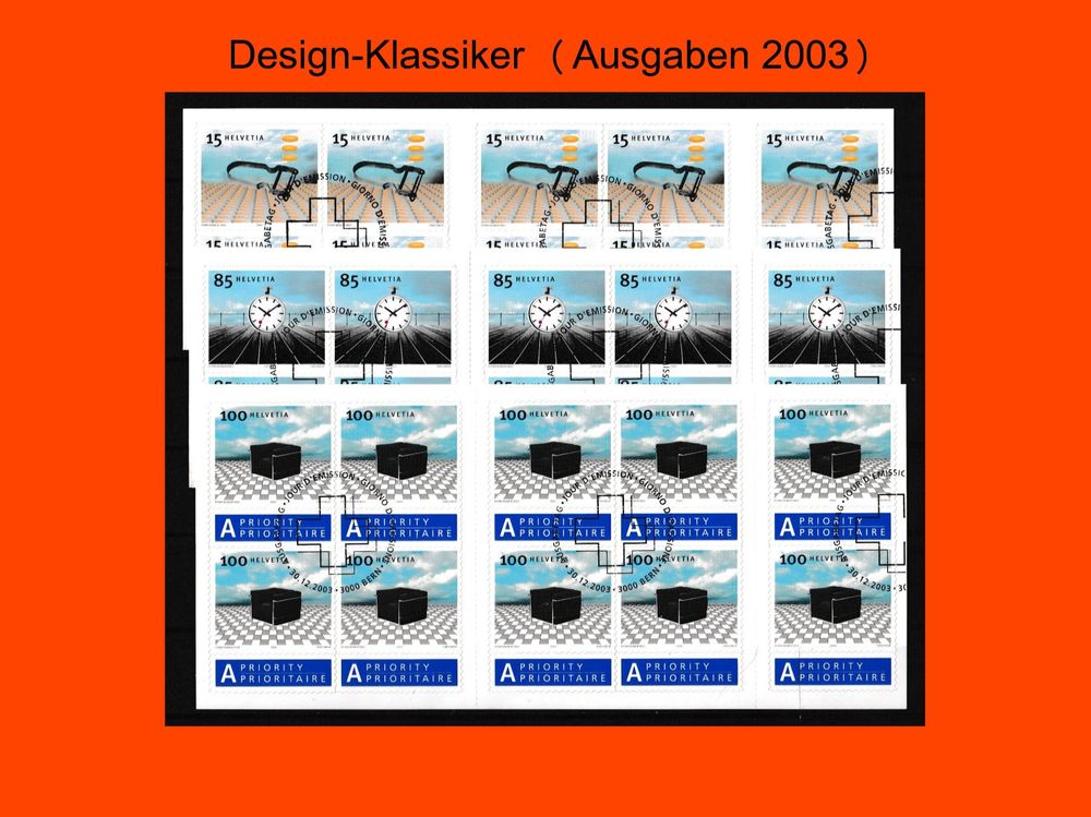 Design-Klassiker Schweiz "Markenhefte" (2003) | Kaufen auf Ricardo