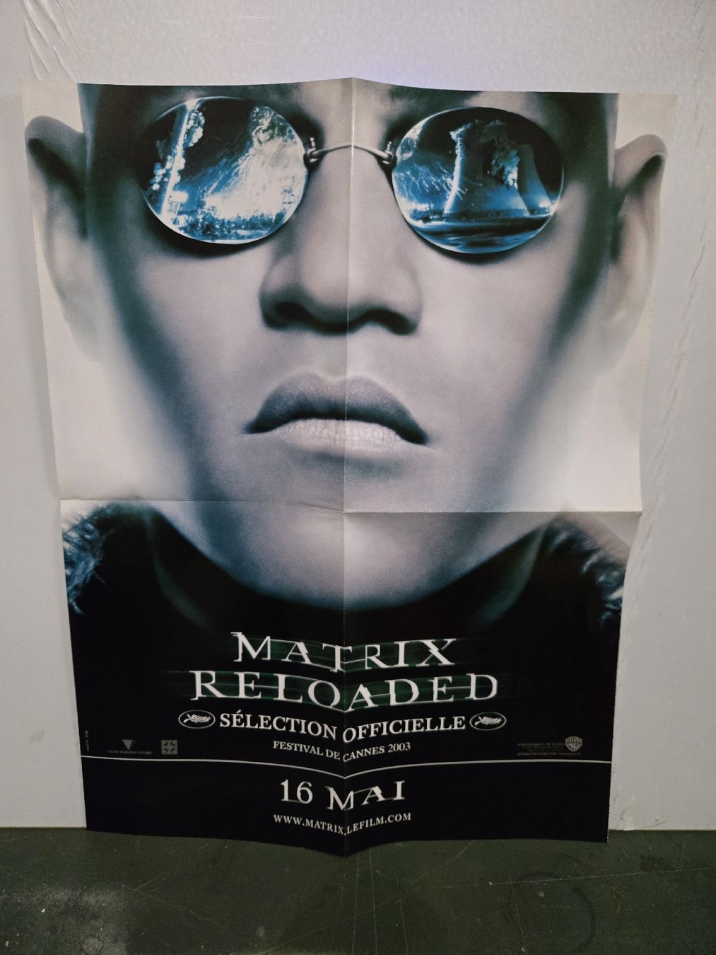 Affiche recto verso Matrix Reloaded, édition Cannes 2003. (Neuf avec ...