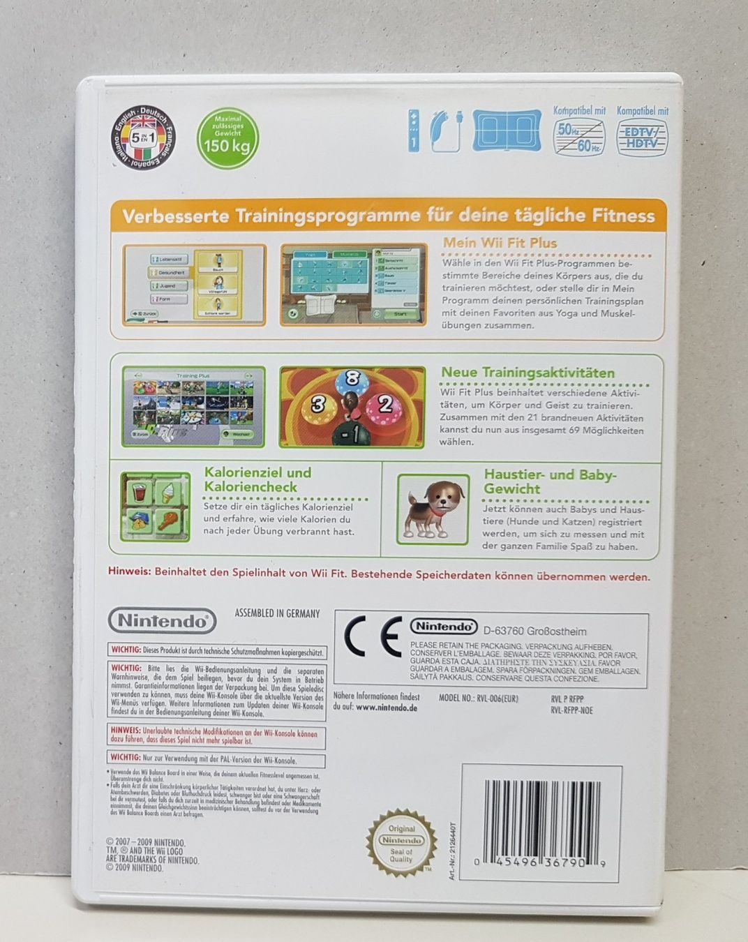 Wii Fit Plus für deine tägliche Fitness für Wii (Gebraucht) in ...