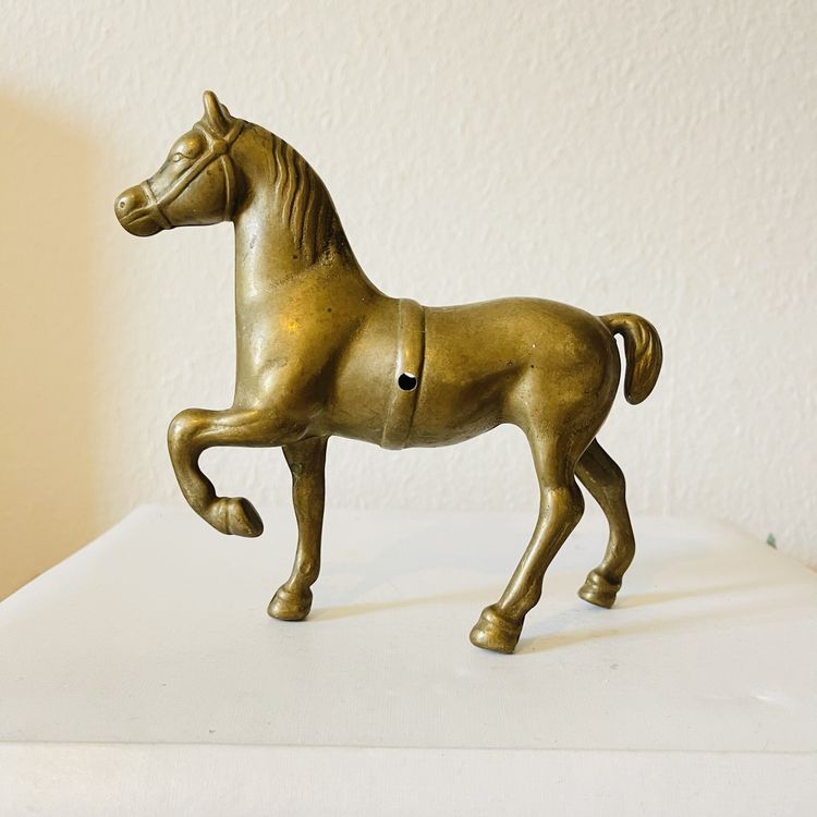 Vintage massiv Messing Pferd Figur (Gebraucht) in Bern für CHF 32 – mit ...