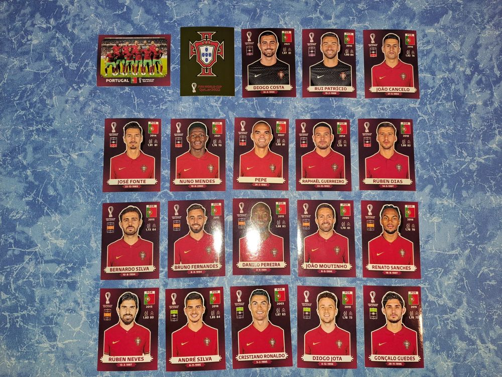 Panini WM 2022 Portugal komplett | Kaufen auf Ricardo