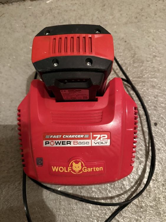 Wolf-Garten 72V Schnellladegerät inklusive 72V Li-Hi Akku (Gebraucht ...