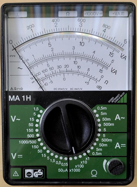 Analog-Multimeter BBC Goerz Metrawatt MA 1H (Gebraucht) in Mägenwil für ...
