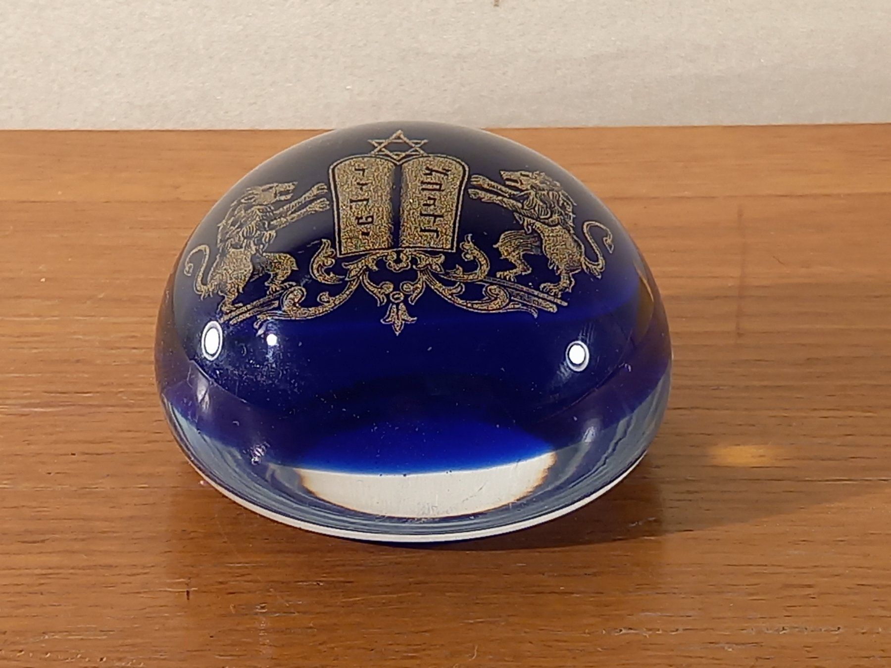 Presse papier Vintage, Cobalt Blue Lions de Venise (D'occasion) à Ponts ...