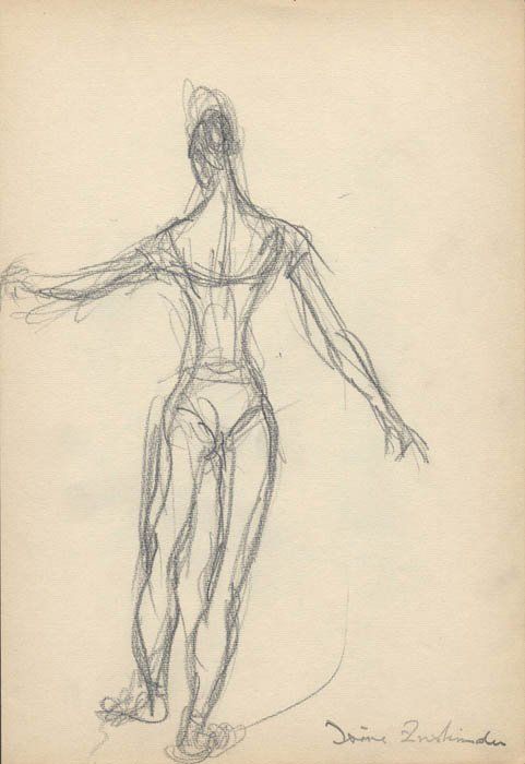 ZURKINDEN Jrene, Irene. Bleistift. Tanz Tänzerin Ballett (Gebraucht) in ...