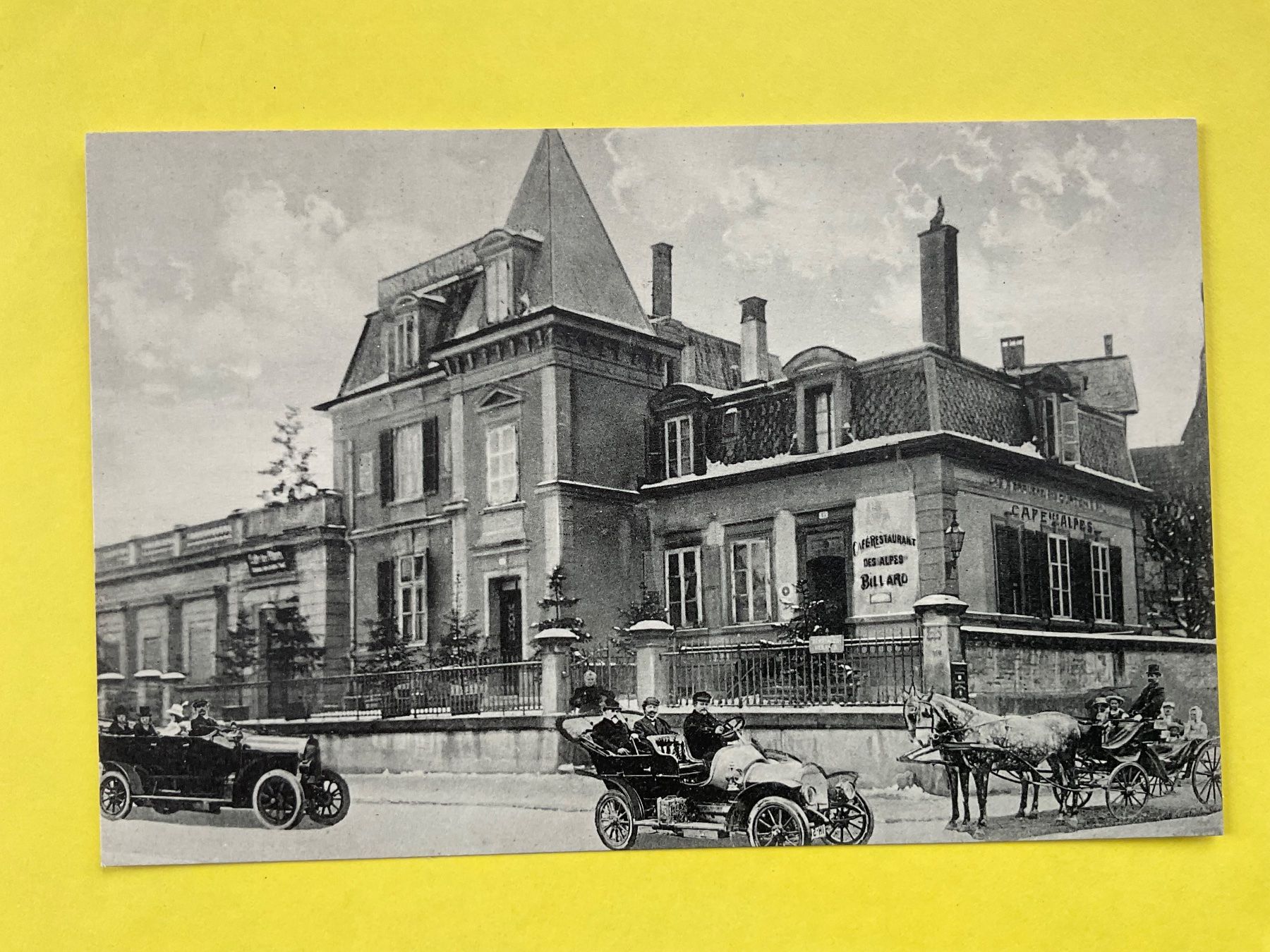 AK Café-Restaurant des Alpes, Bern Oldtimer & Pferdefuhrwerk (Gebraucht) in Zürich für CHF 8 ...